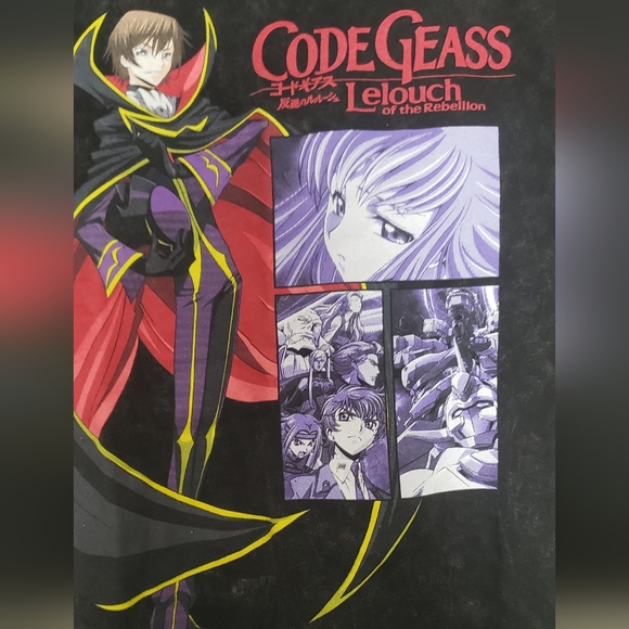 Code Geass | Shirts | Code Geass Lelouch Of The Rebellion Tshirt | Poshmark